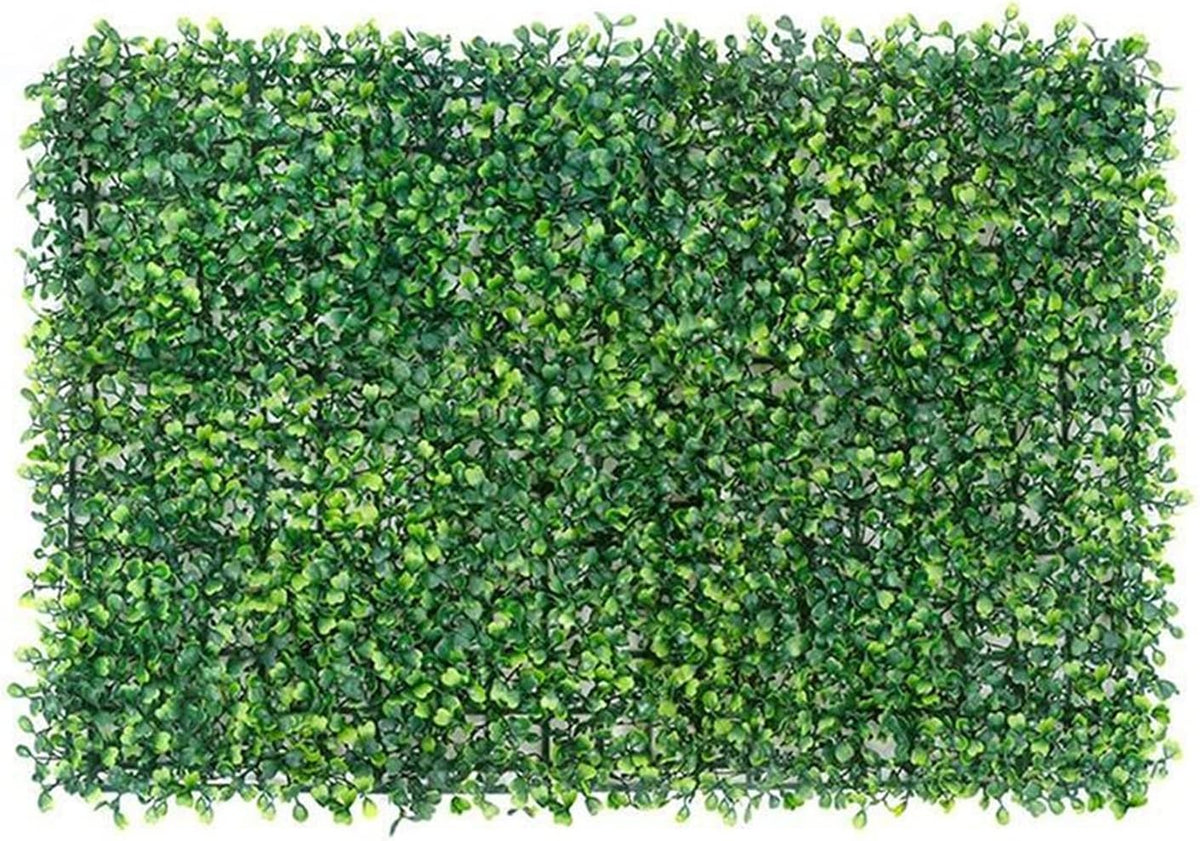 10X Artificial Plant Foliage Hedge Wall Grass Mat Greenery Panels Fenc ...